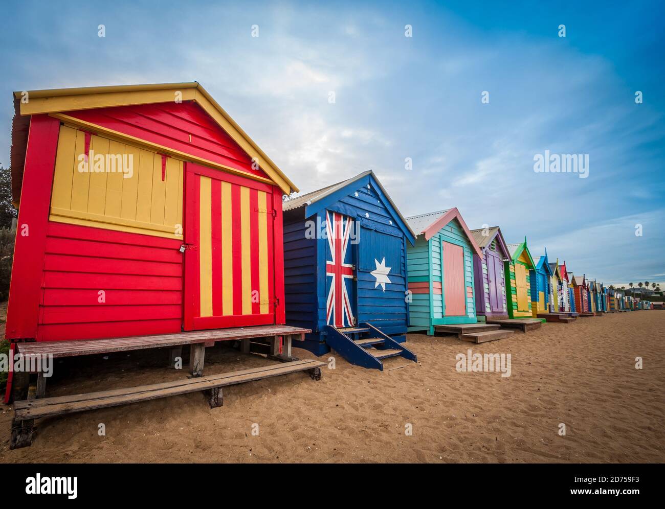 Australian beach huts hi-res stock photography and images - Alamy