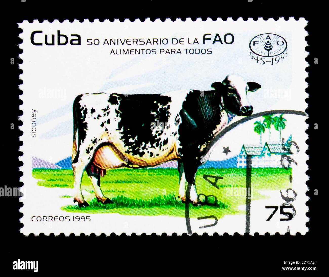 MOSCOW, RUSSIA - NOVEMBER 25, 2017: A stamp printed in Cuba shows ...