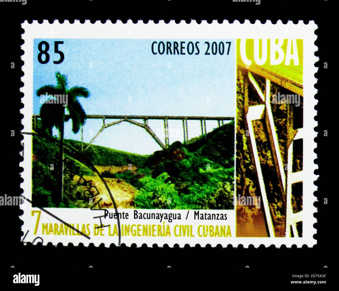 MOSCOW, RUSSIA - NOVEMBER 25, 2017: A stamp printed in Cuba shows ...