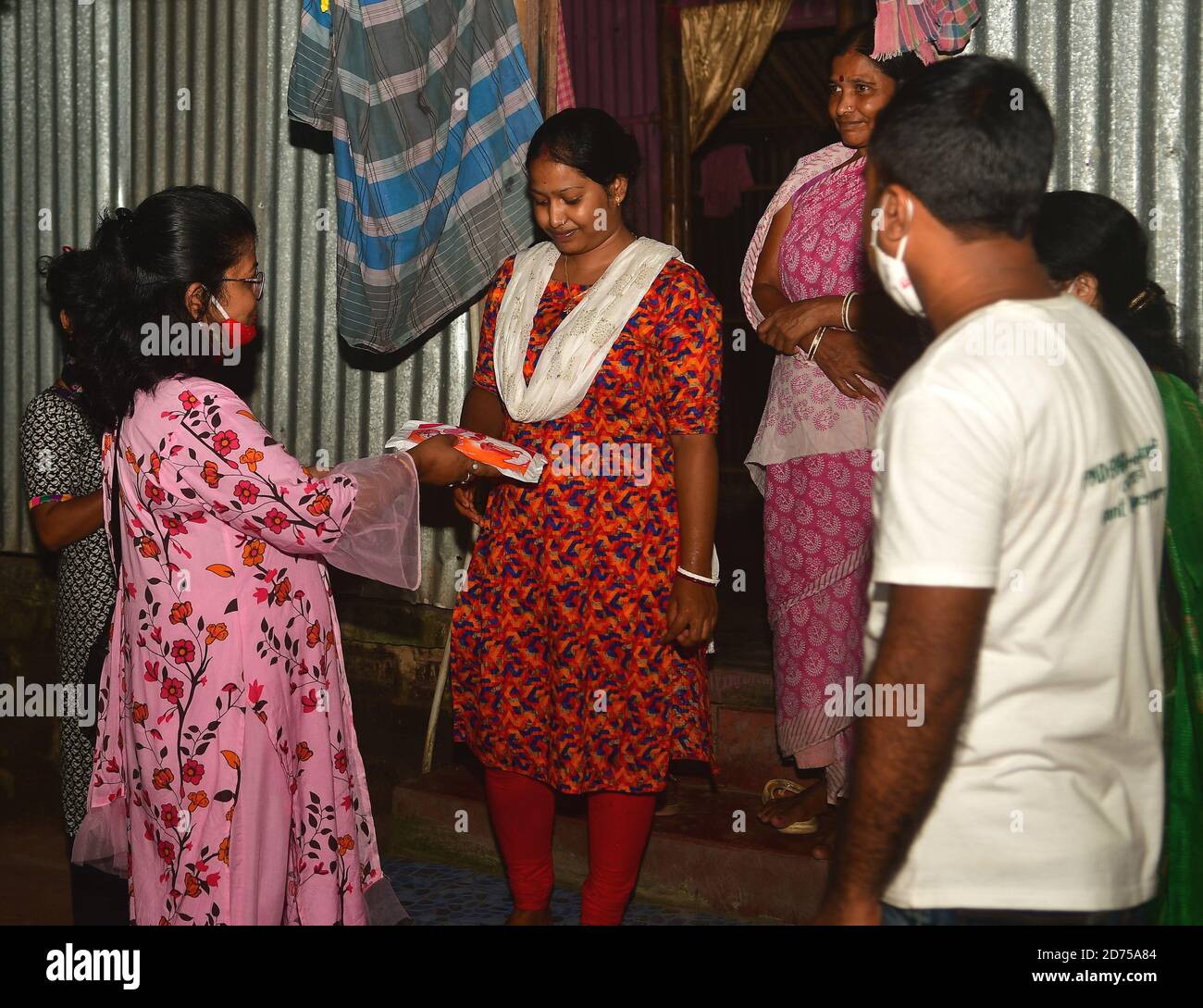 A group of social responsible people in Tripura distributed sanitary ...