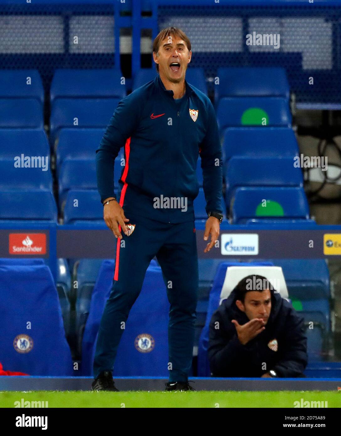 Sevilla manager Julen Lopetegui during the UEFA Champions League match ...