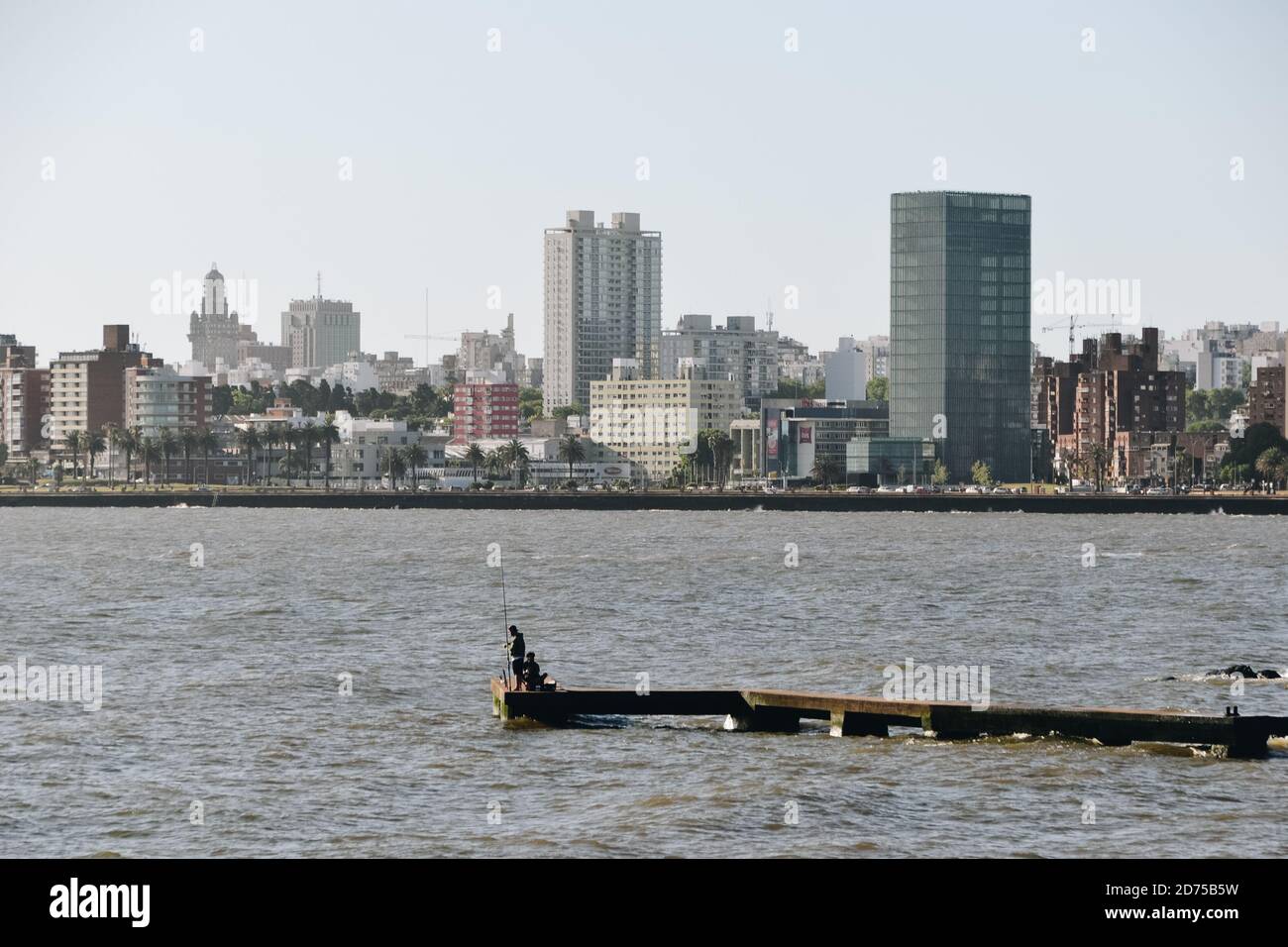 Uruguay montevideo city bay view hi-res stock photography and images ...