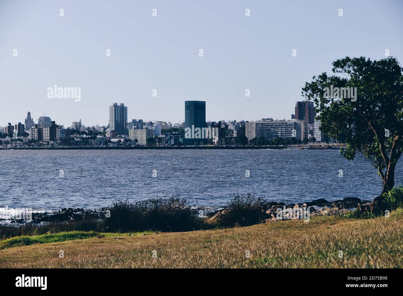 Uruguay montevideo city bay view hi-res stock photography and images ...