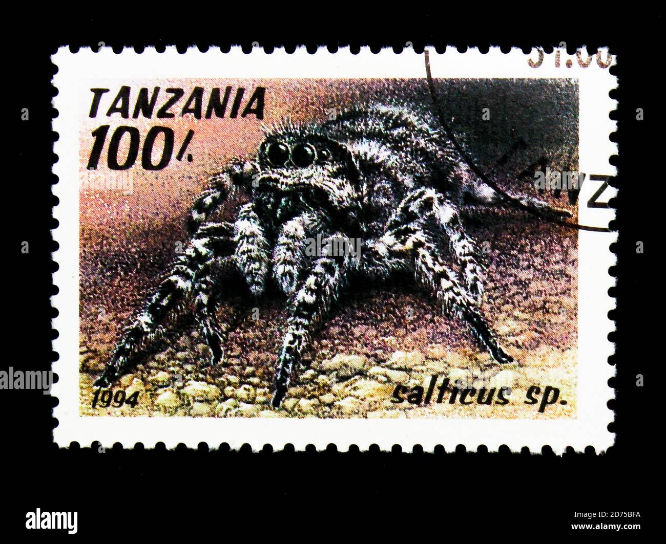 MOSCOW, RUSSIA - NOVEMBER 25, 2017: A stamp printed in Tanzania shows ...