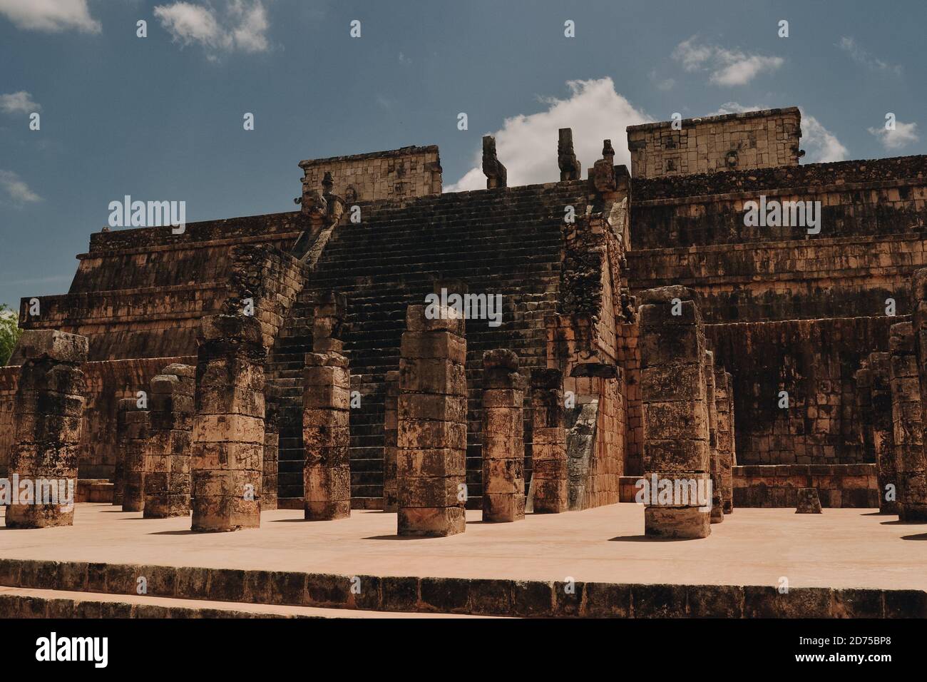 Temple of the Warriors Stock Photo - Alamy