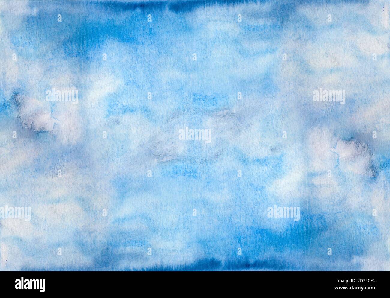 Watercolor blue hand painted texture. Artistic paints background Stock ...