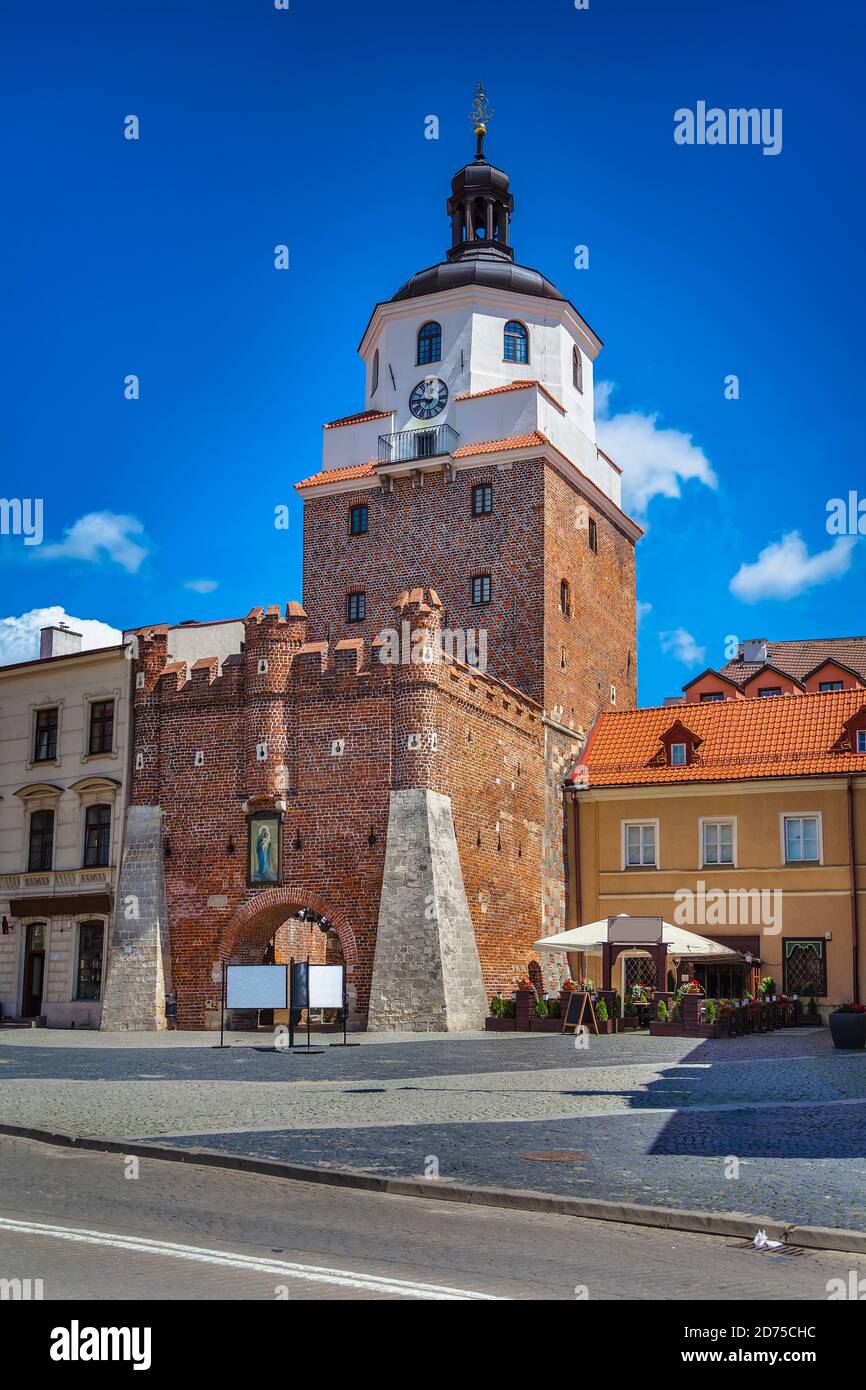 The Krakow Gate represents the remains of the fortifications of the ...