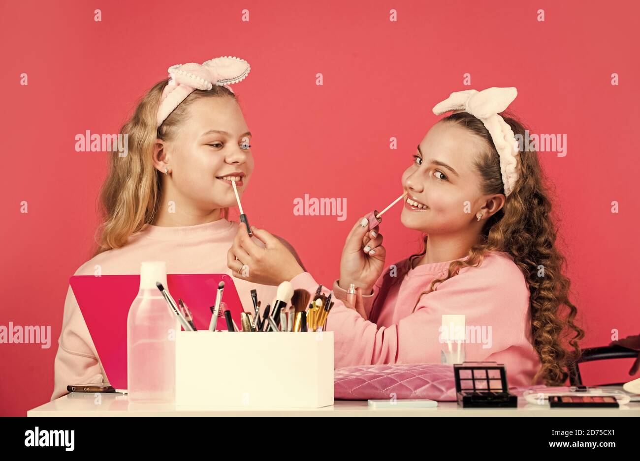 Cosmetics shop. Hobby and fun. Cosmetics for children. Spa party ...