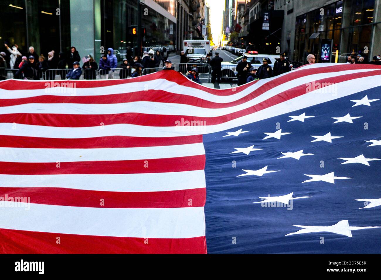 Photos of the United States flag and various other flags Stock Photo ...