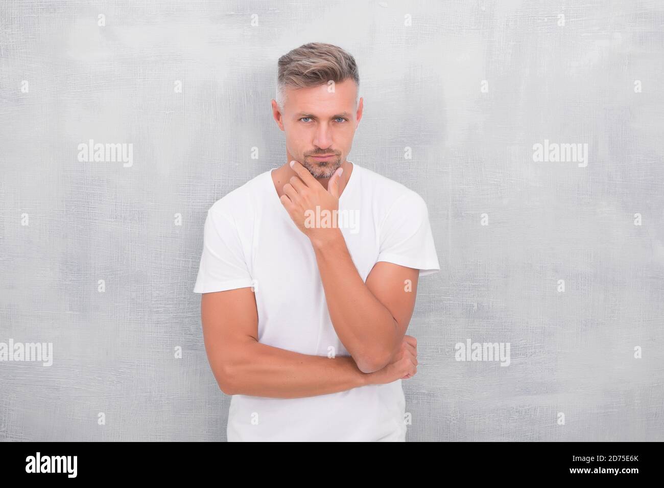 Man mature good looking model. What does it mean being macho. Bristle ...