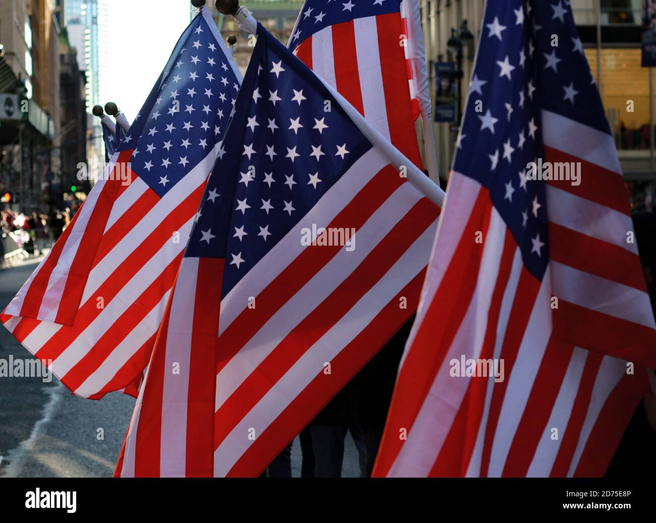 Photos of the United States flag and various other flags Stock Photo ...