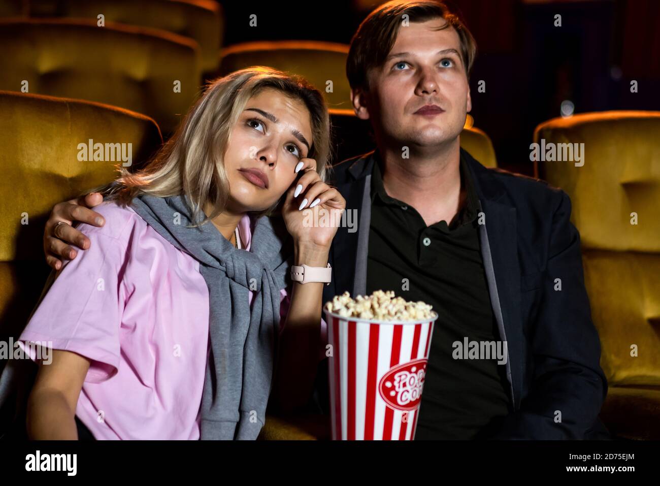 Man Crying At Movie High Resolution Stock Photography and Images - Alamy