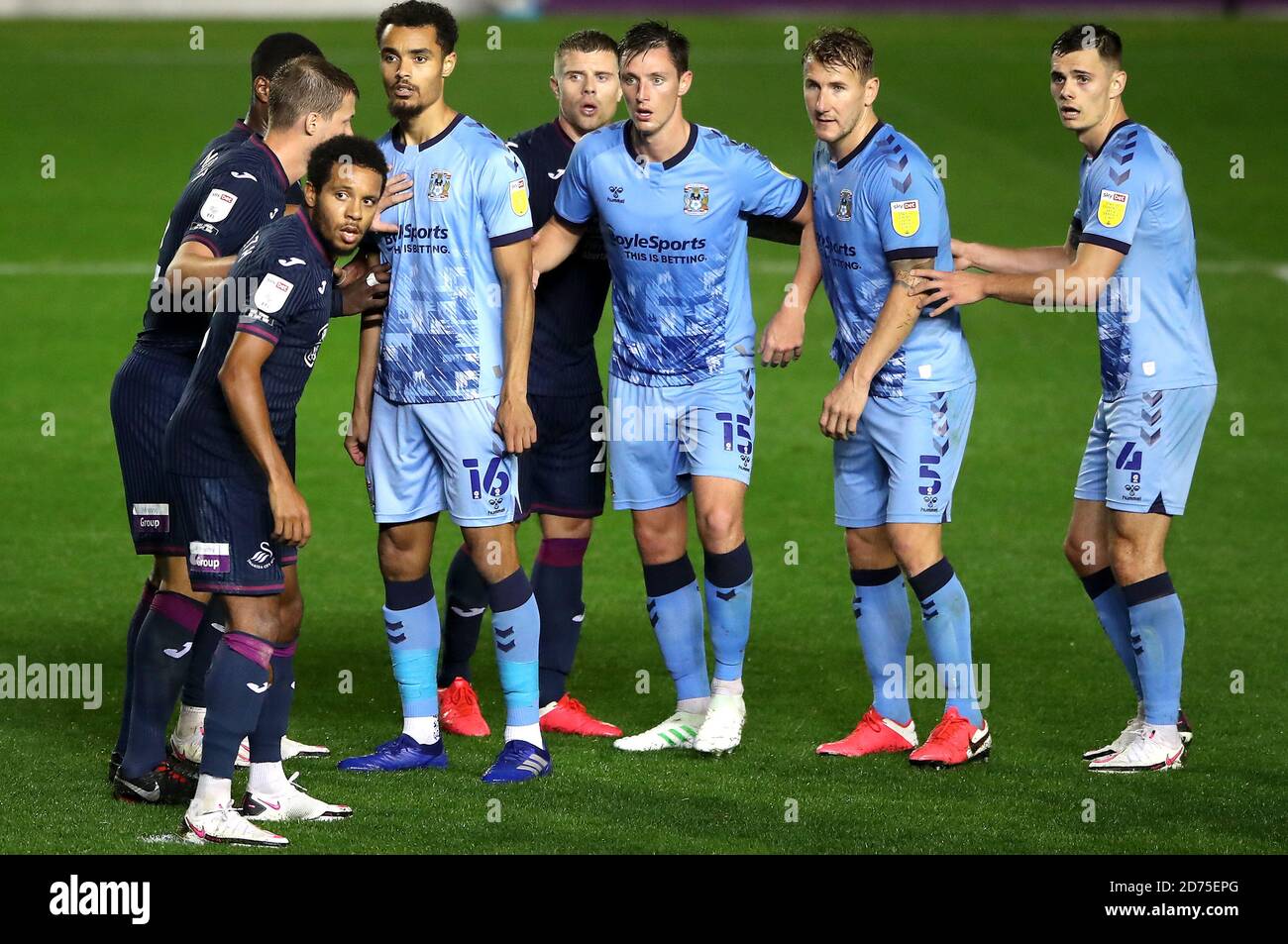 Coventry City's Josh Pask, Dominic Hyam, Kyle McFadzean and Michael ...