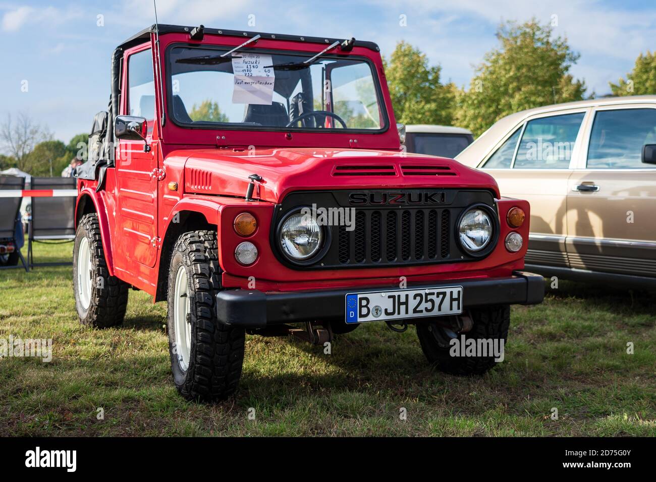 PAAREN IM GLIEN, GERMANY - OCTOBER 03, 2020: Off-road mini SUV Suzuki ...