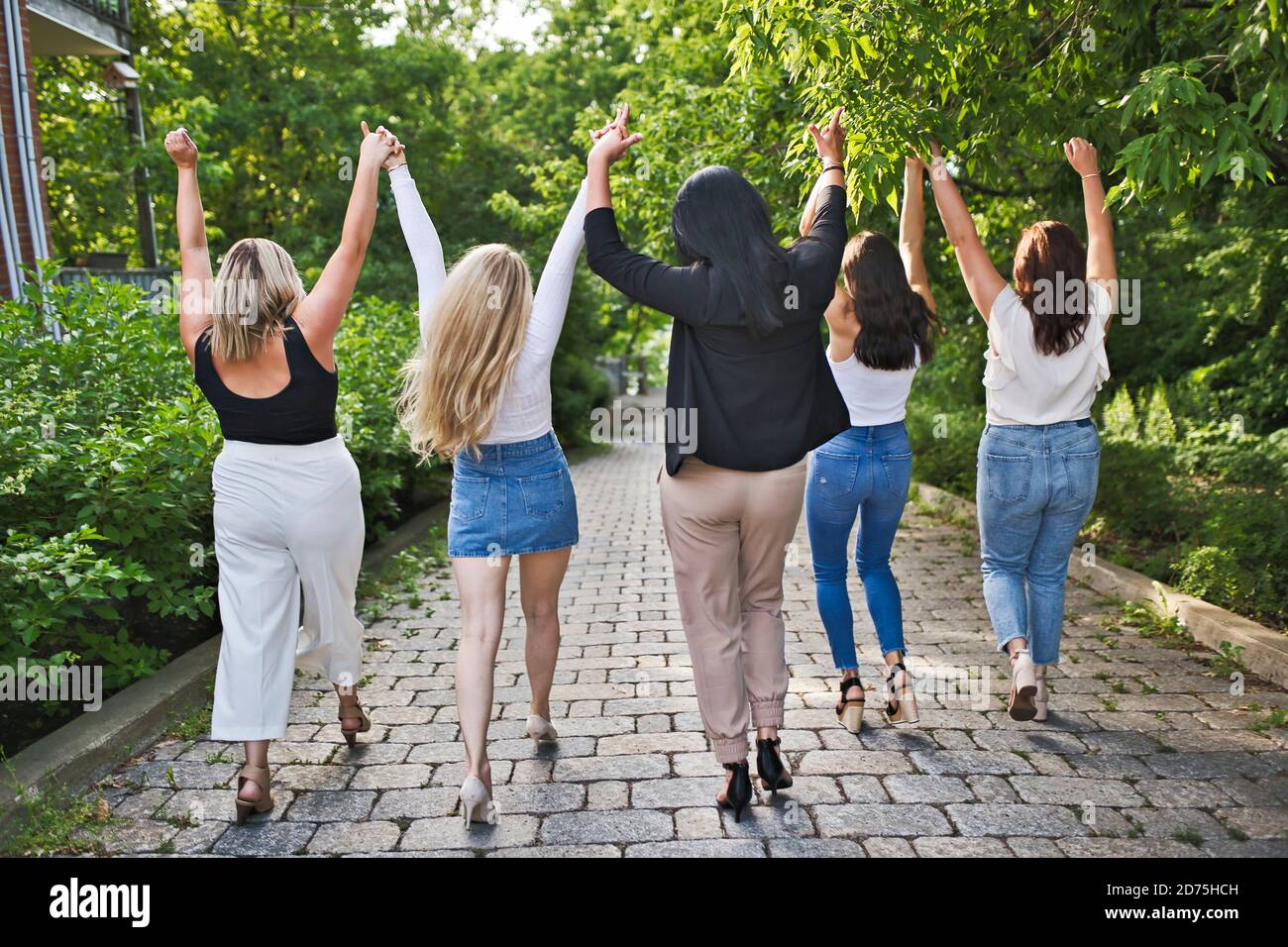 Women success beauty group hi-res stock photography and images - Alamy