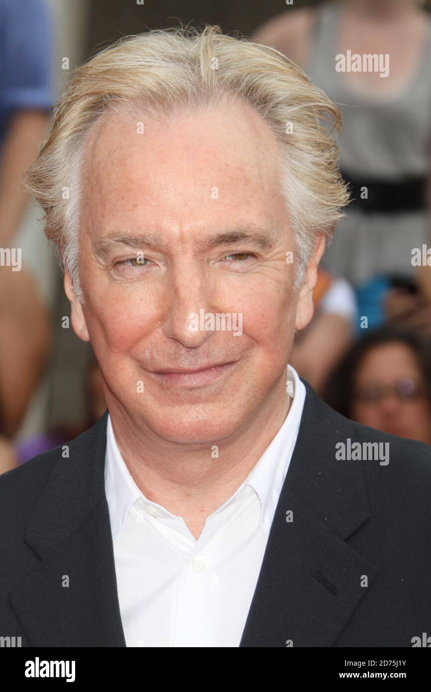 John barrett alan rickman hi-res stock photography and images - Alamy