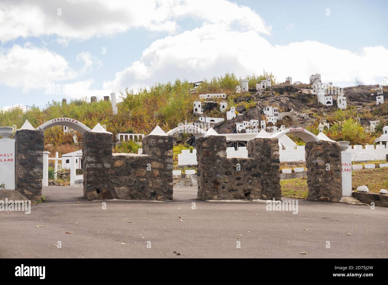 Holy Land USA religious themed amusement park in Waterbury CT Stock ...