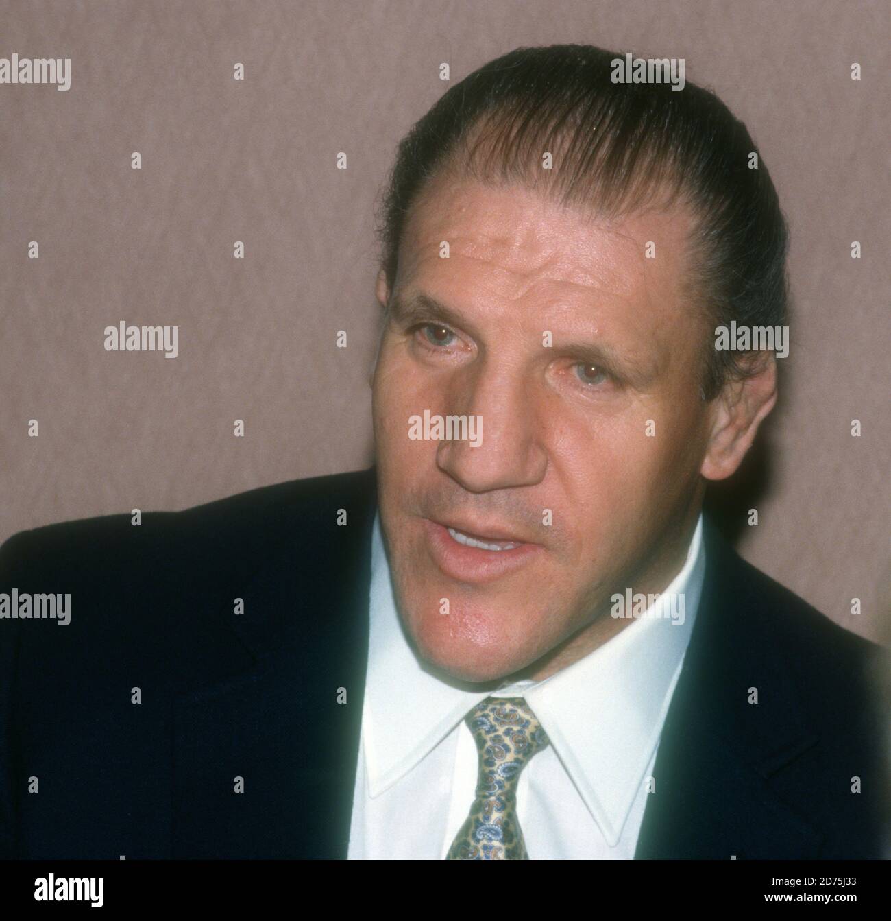Bruno Sammartino, 1987, Photo By John Barrett/PHOTOlink Stock Photo - Alamy