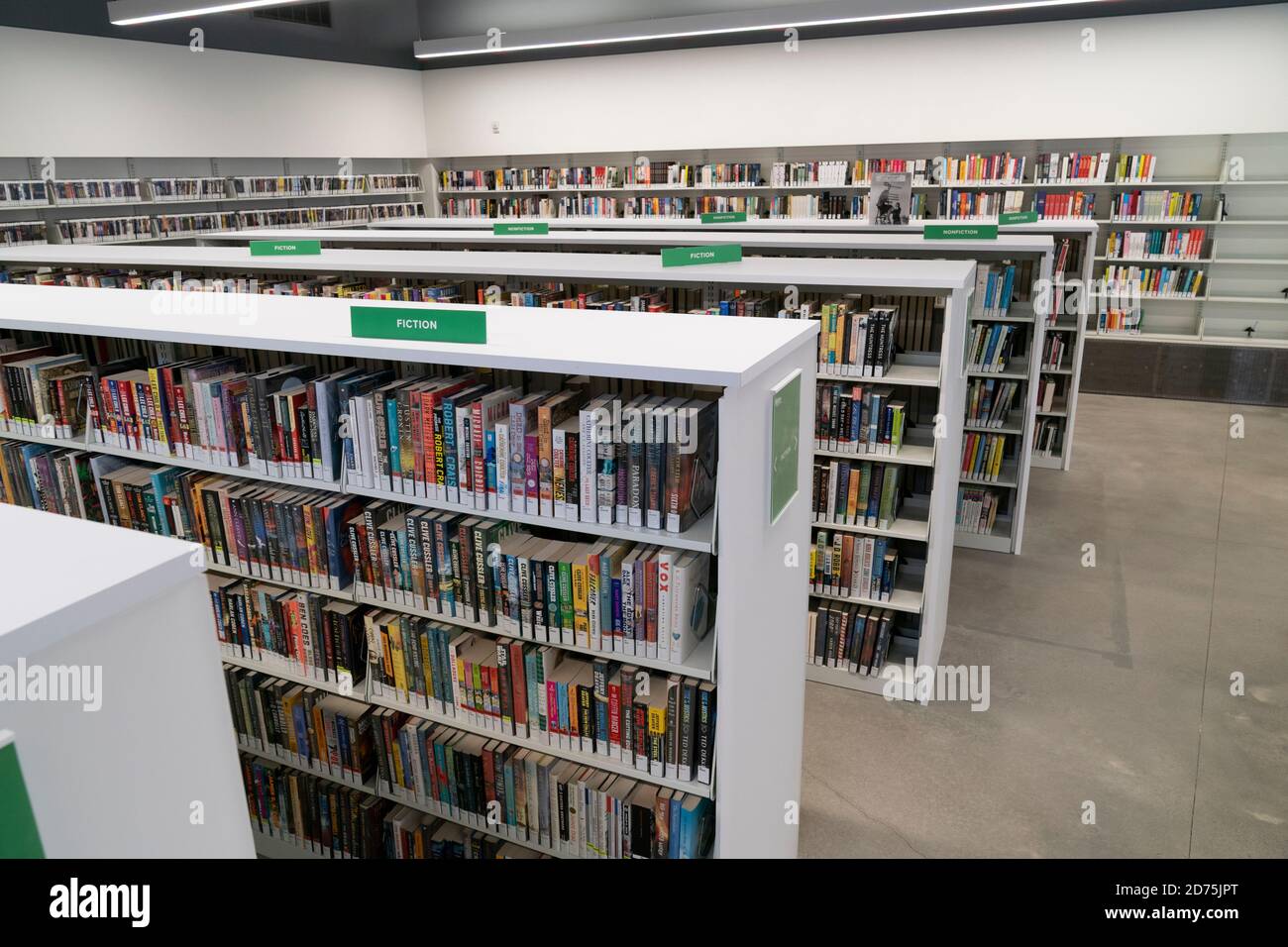 New York, NY - October 20, 2020: View of interior of New Branch of ...
