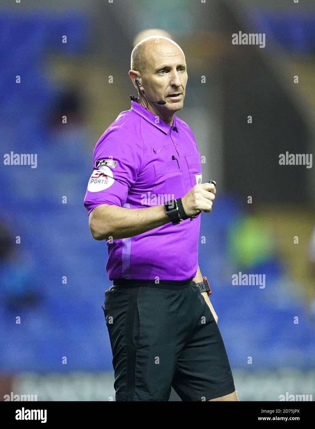 Match referee Andy Davies during the Sky Bet Championship match at the ...
