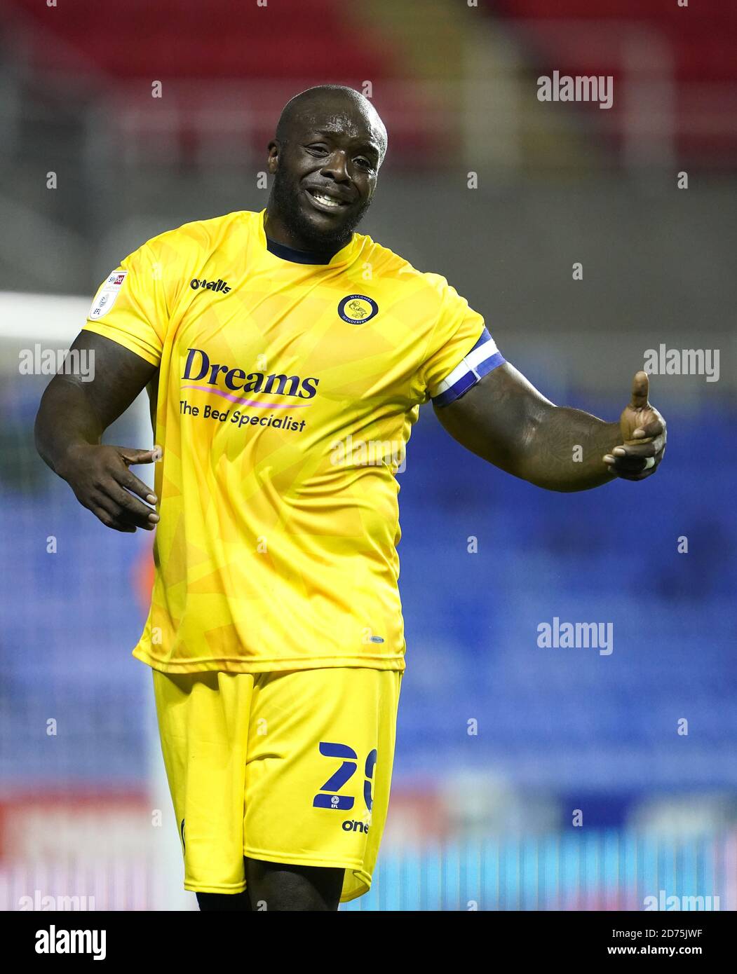 Wycombe Wanderers' Adebayo Akinfenwa during the Sky Bet Championship ...