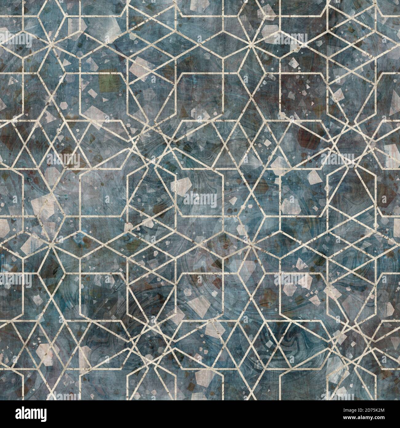 Chic formal grungy geo texture seamless pattern Stock Photo - Alamy