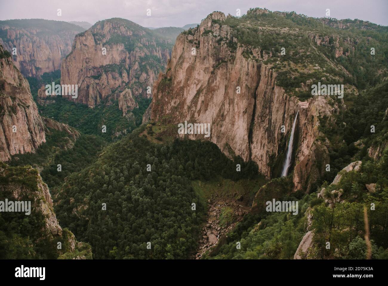 Basaseachic Waterfall, Basaseachic River located in the Basaseachic ...