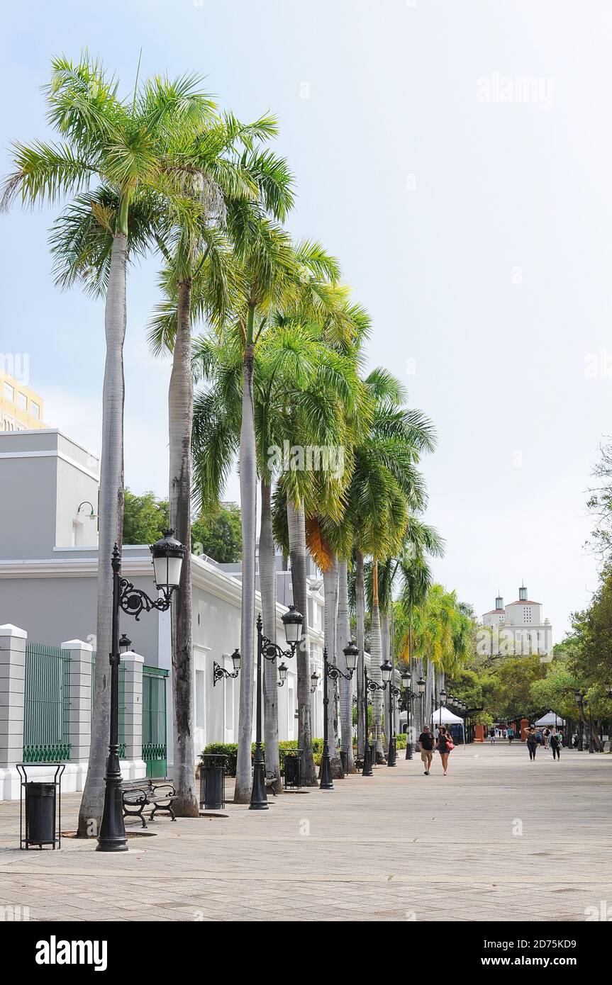 A walk down the Paseo de la Princessa, a walkway near the cruise ship ...