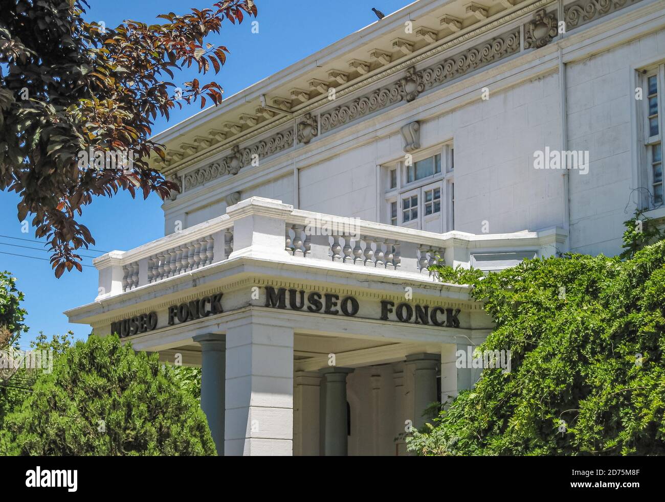 Vina Del Mar, Chile - December 8, 2008: White part of facade and ...