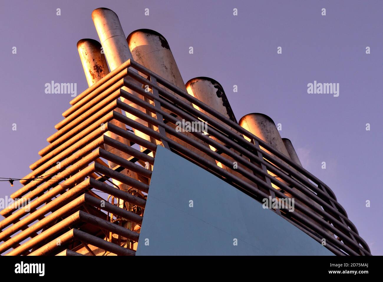 Cruise ship smoke stack hi-res stock photography and images - Alamy