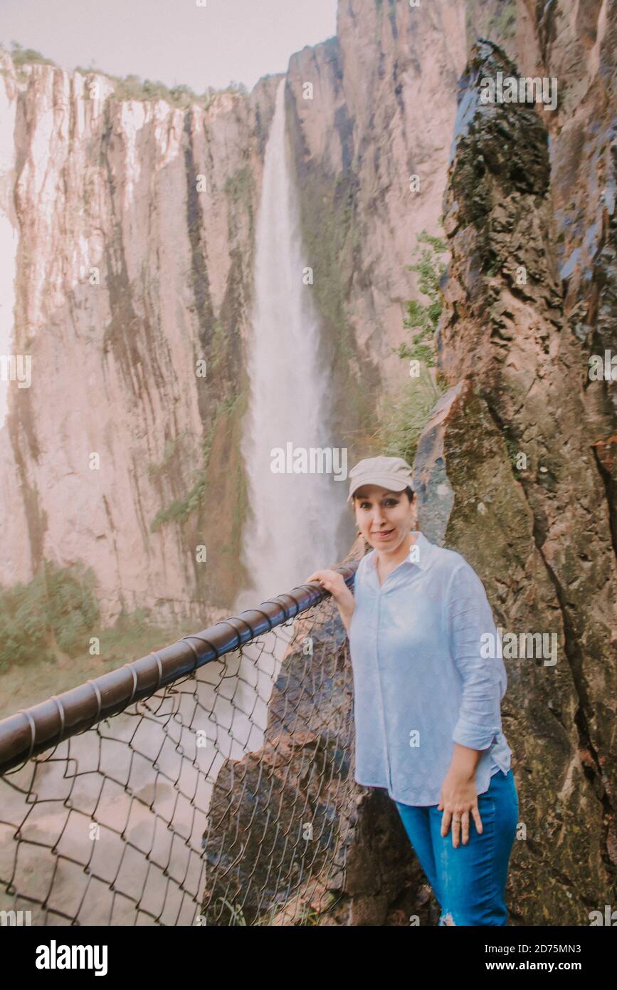 Basaseachic Waterfall, Basaseachic River located in the Basaseachic ...