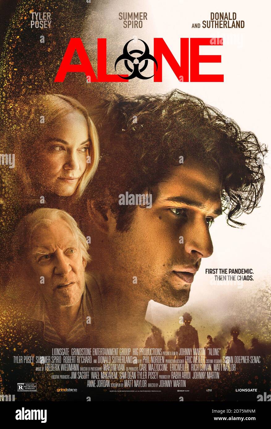 ALONE, (aka ALONE 2020/II), US poster, clockwise from top left: Summer ...