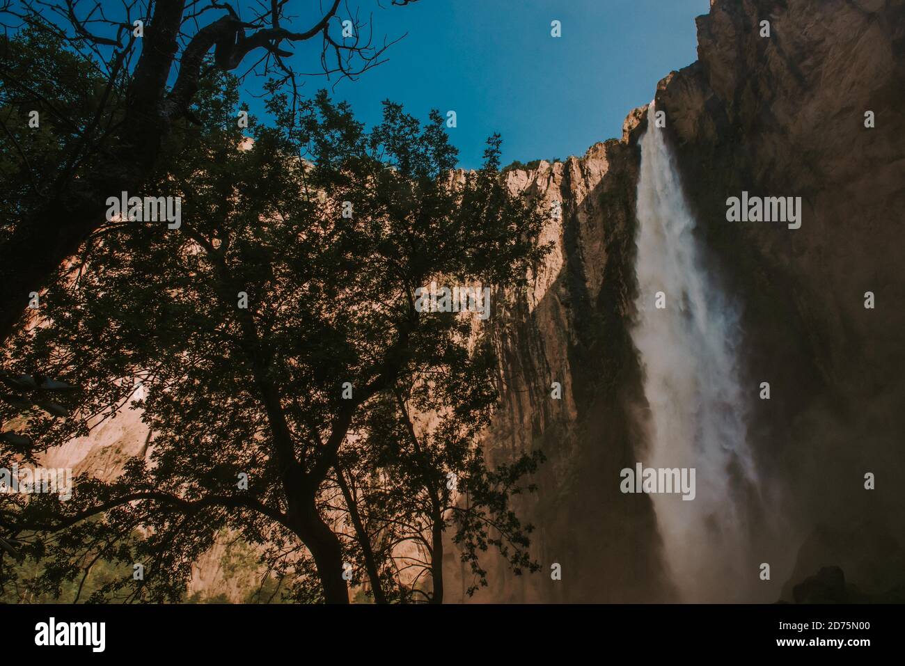 Basaseachic Waterfall, Basaseachic River located in the Basaseachic ...