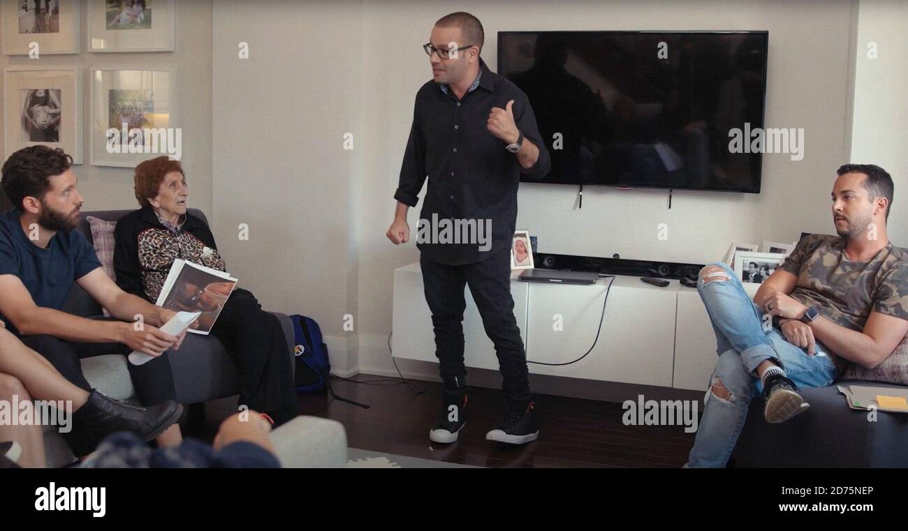 FAKING A MURDERER, center: Stuart Stone, right: Adam Rodness, 2020 ...