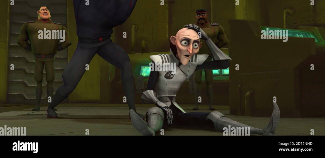 HENCHMEN, from left: Chet (Andrew Toth), Biff (Rob Riggle), Baron ...