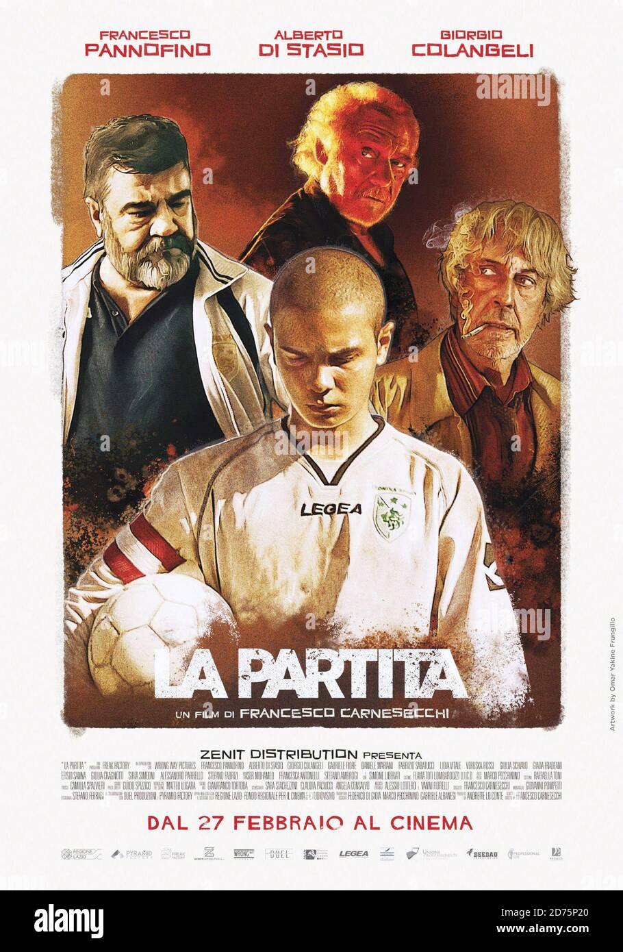 THE MATCH, (aka LA PARTITA), Italian theatrical poster, top 3 from left ...
