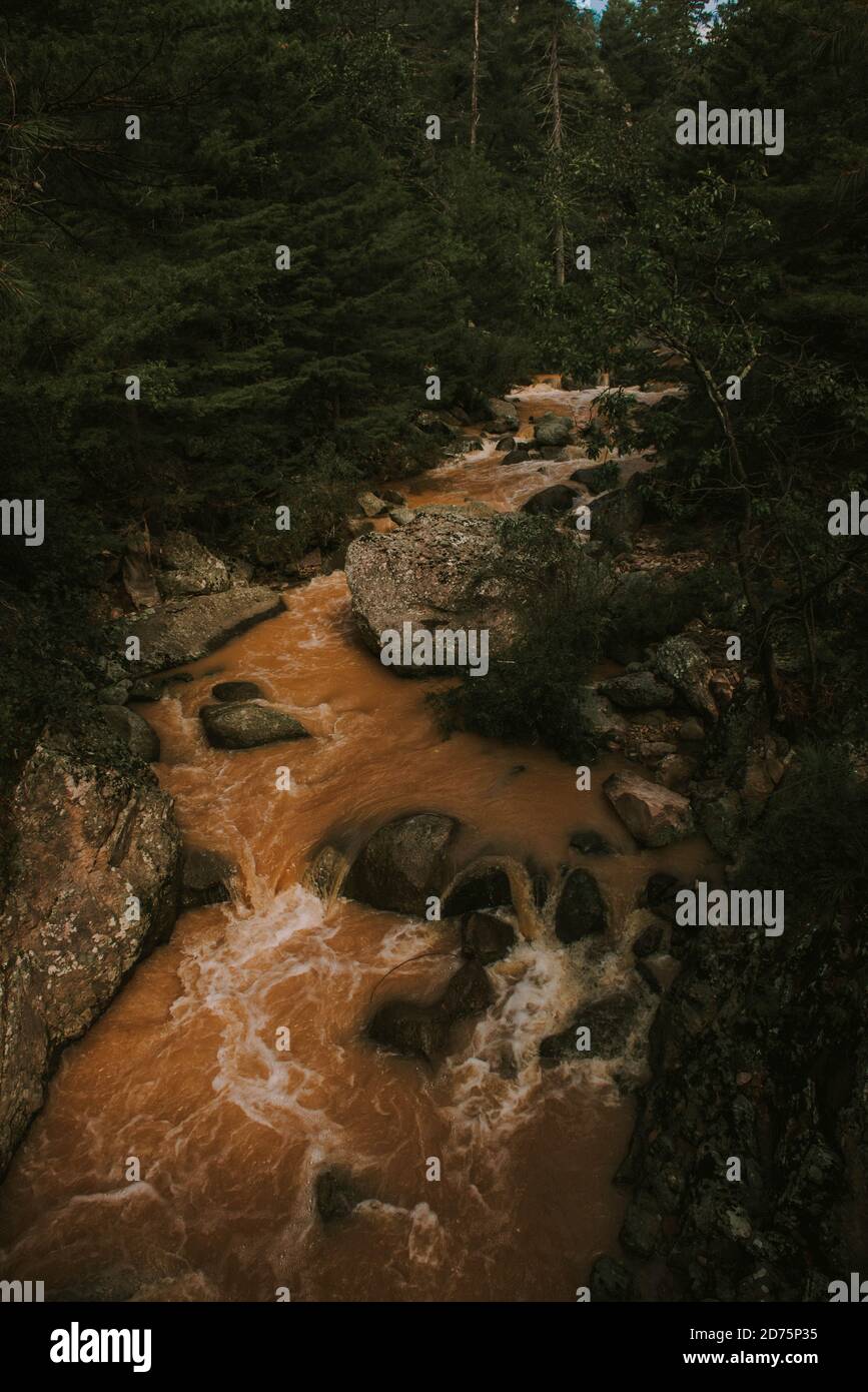 Basaseachic Waterfall, Basaseachic River located in the Basaseachic ...