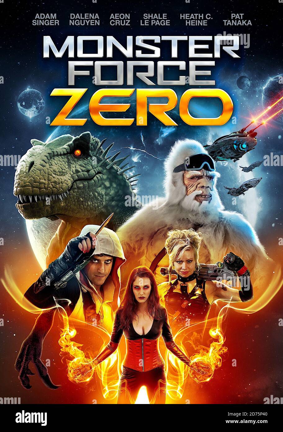 MONSTER FORCE ZERO, poster, top right: Shale Le Page; bottom from left ...
