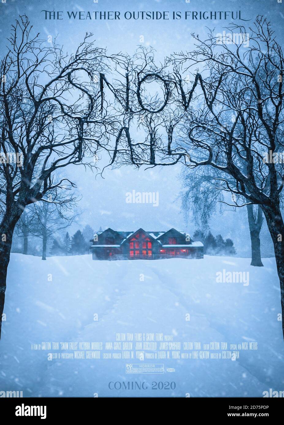 SNOW FALLS, poster, 2020. © Colton Tran Films / Courtesy Everett ...