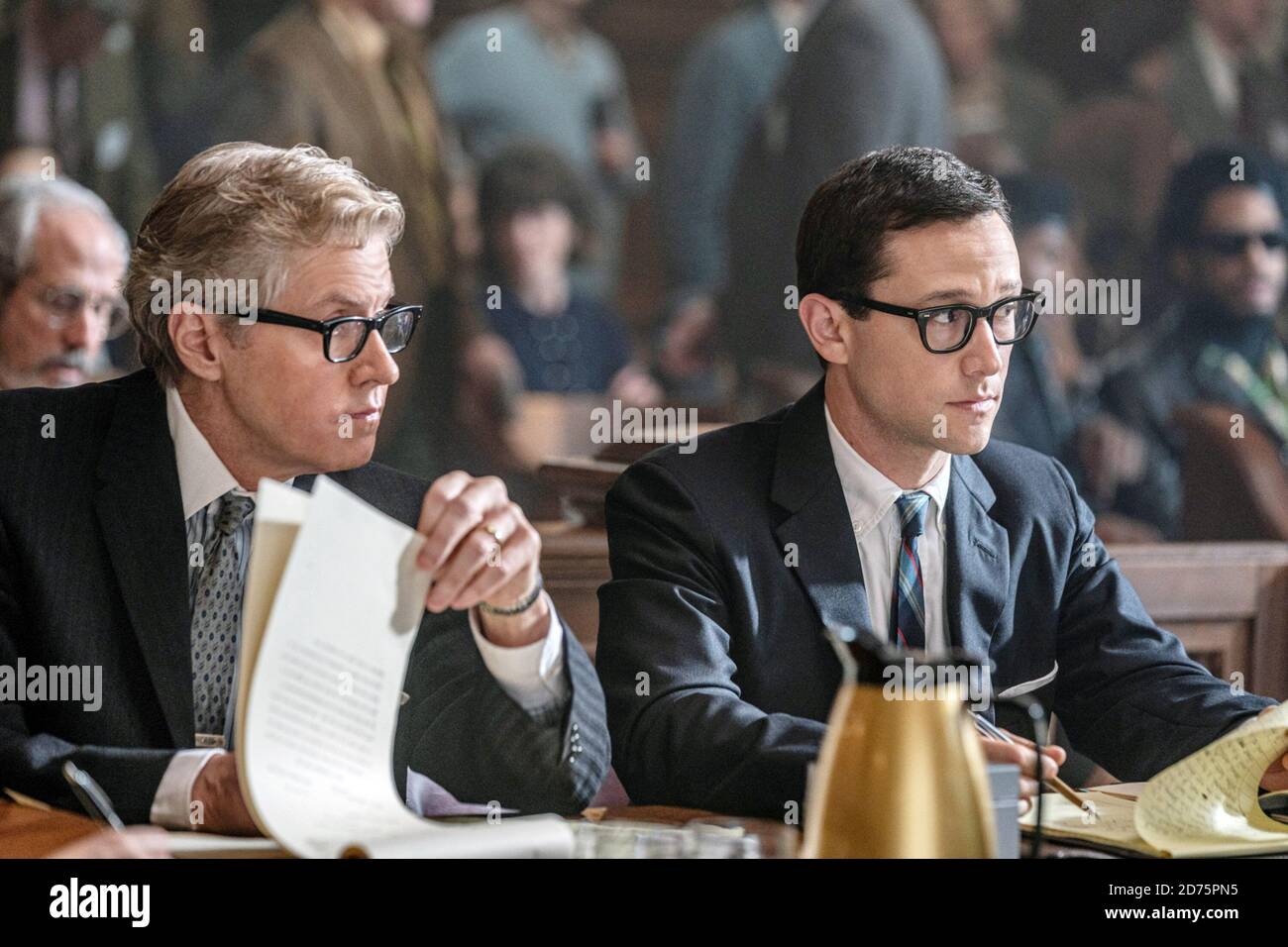 THE TRIAL OF THE CHICAGO 7, from left: J.C. MacKenzie as Thomas Foran ...