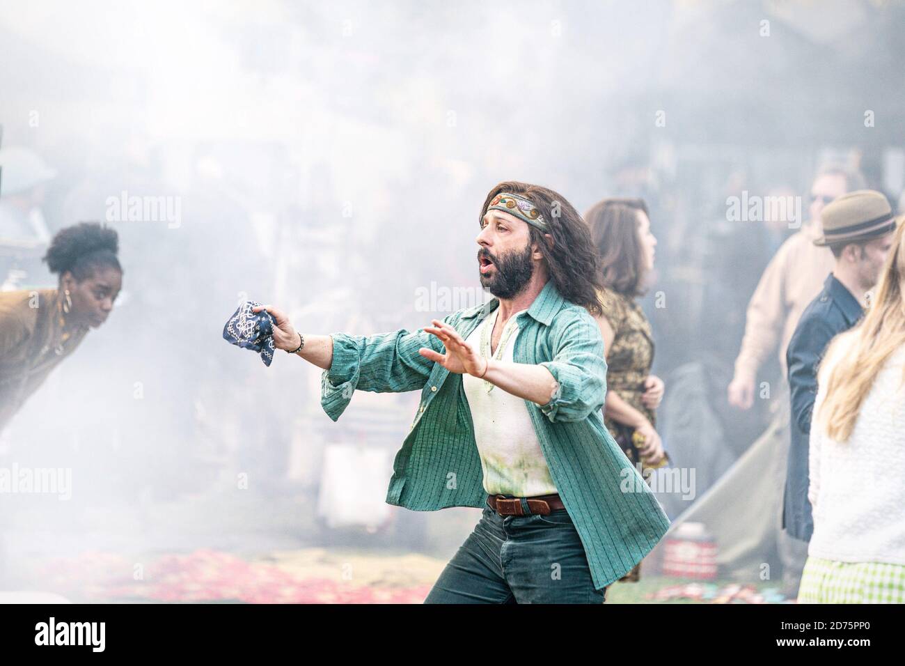 THE TRIAL OF THE CHICAGO 7, Jeremy Strong as Jerry Rubin, 2020. ph ...