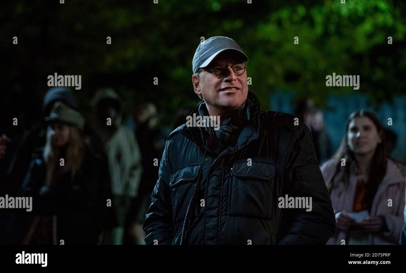 THE TRIAL OF THE CHICAGO 7, director Aaron Sorkin, on set, 2020. ph ...