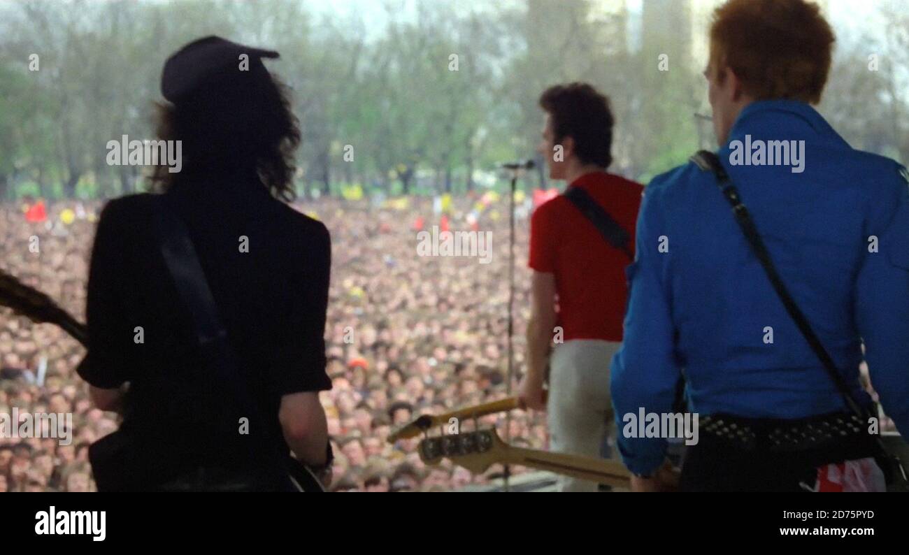 WHITE RIOT, The Clash (from left: Mick Jones, Joe Strummer, Paul ...
