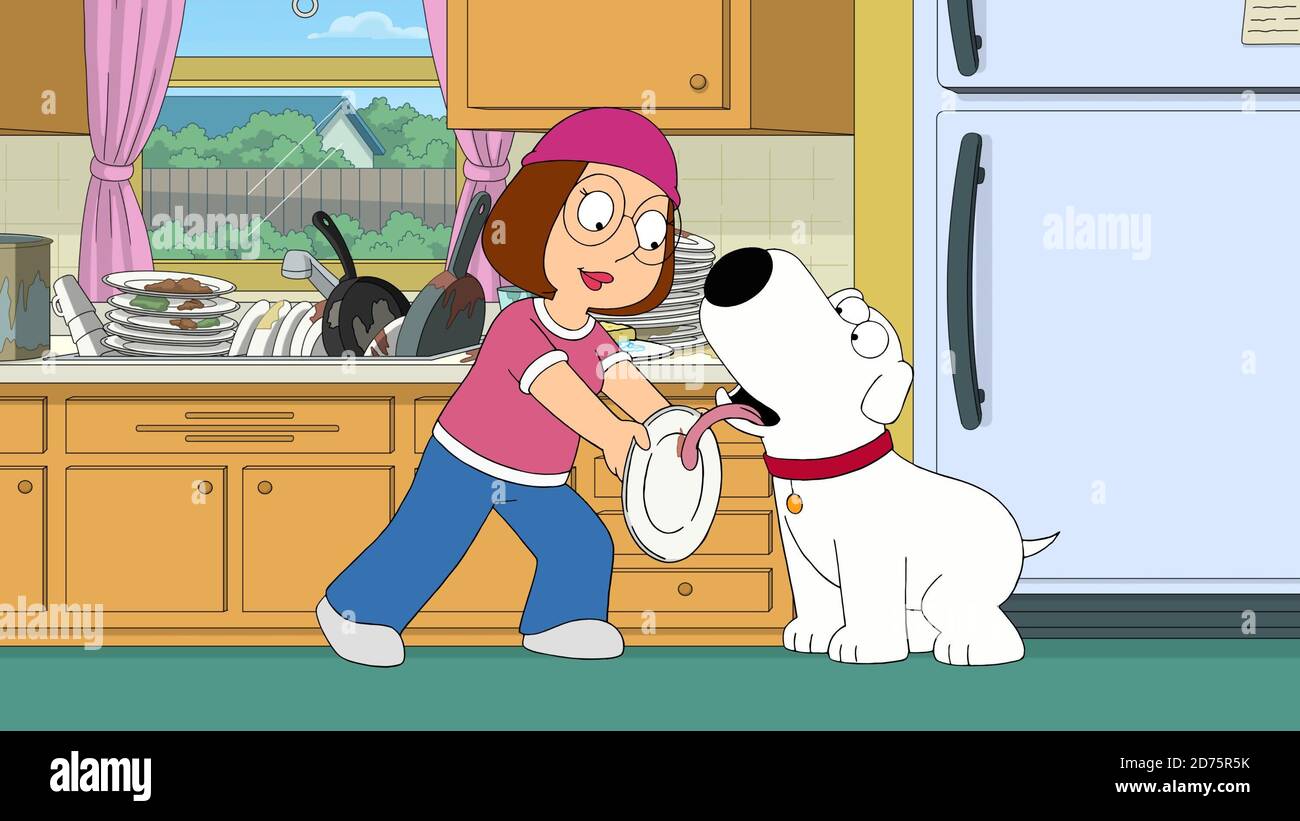 FAMILY GUY, from left: Meg Griffin (voice: Mila Kunis), Brian Griffin ...