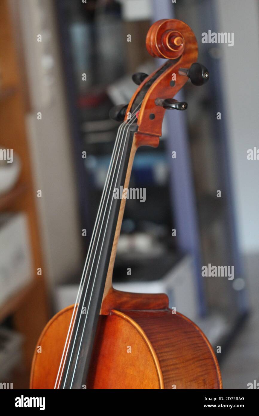 Violin headstock hi-res stock photography and images - Alamy