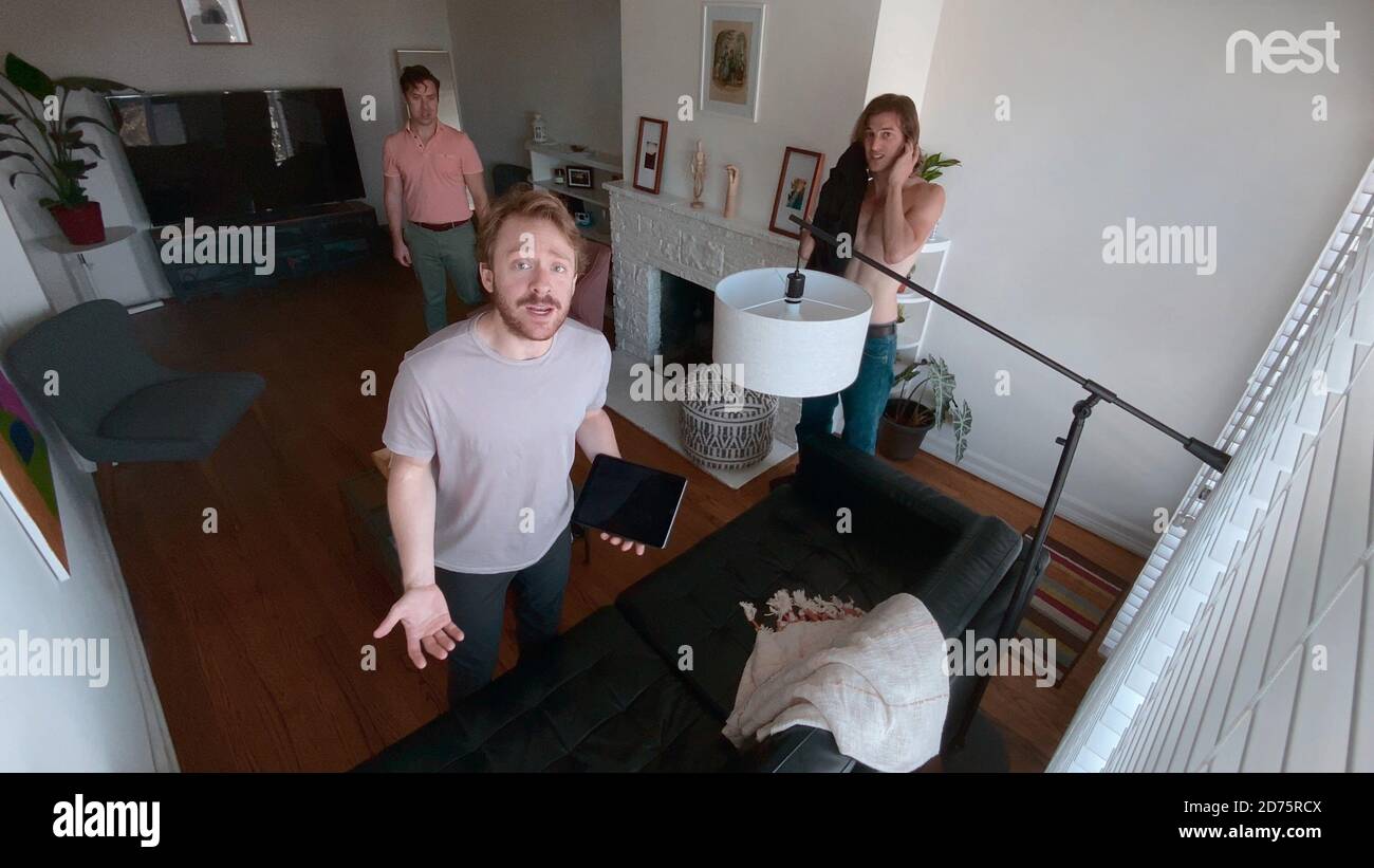 SOCIAL DISTANCE, clockwise from right: Peter Vack, Max Jenkins, Brian ...