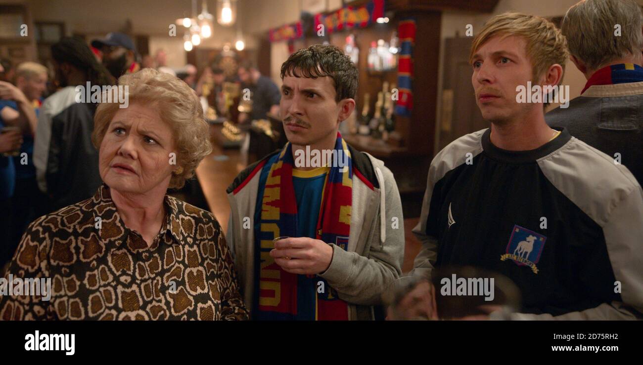 TED LASSO, from left: Annette Badland, Adam Colborne, Bronson Webb, The ...