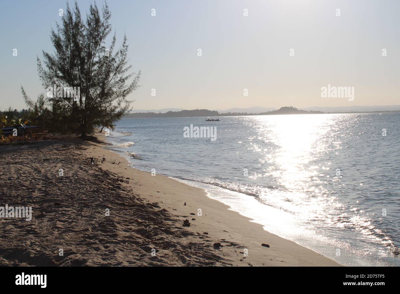 Sunny day in a Desert Beach in Brazil Stock Photo - Alamy