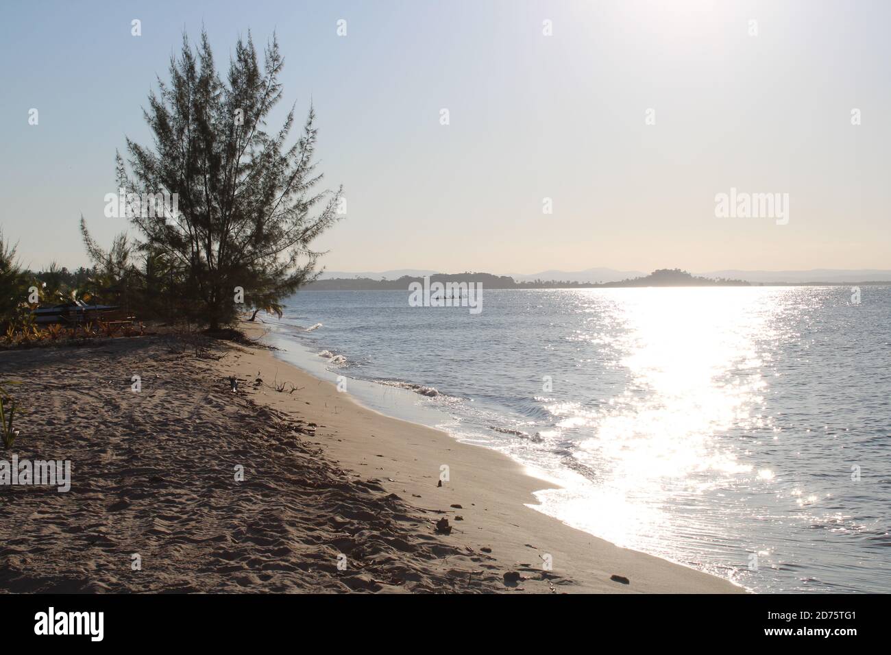 Sunny day in a Desert Beach in Brazil Stock Photo - Alamy