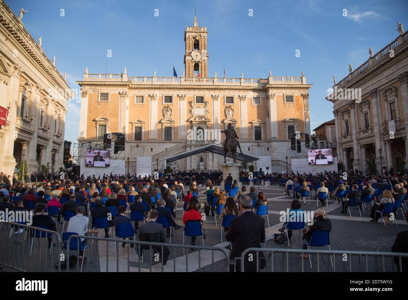 Rome, Italy. 20th Oct, 2020. International meeting "Nobody is saved ...